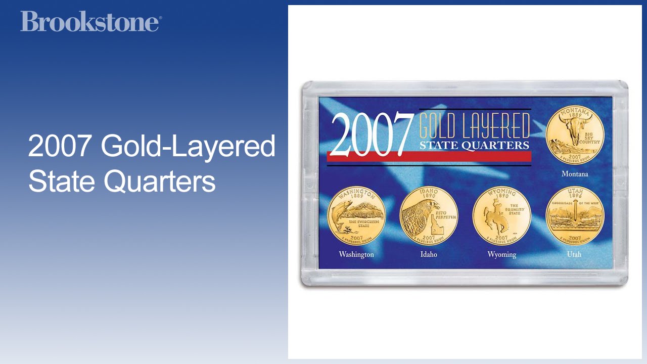 2007 Gold-Layered State Quarters - YouTube