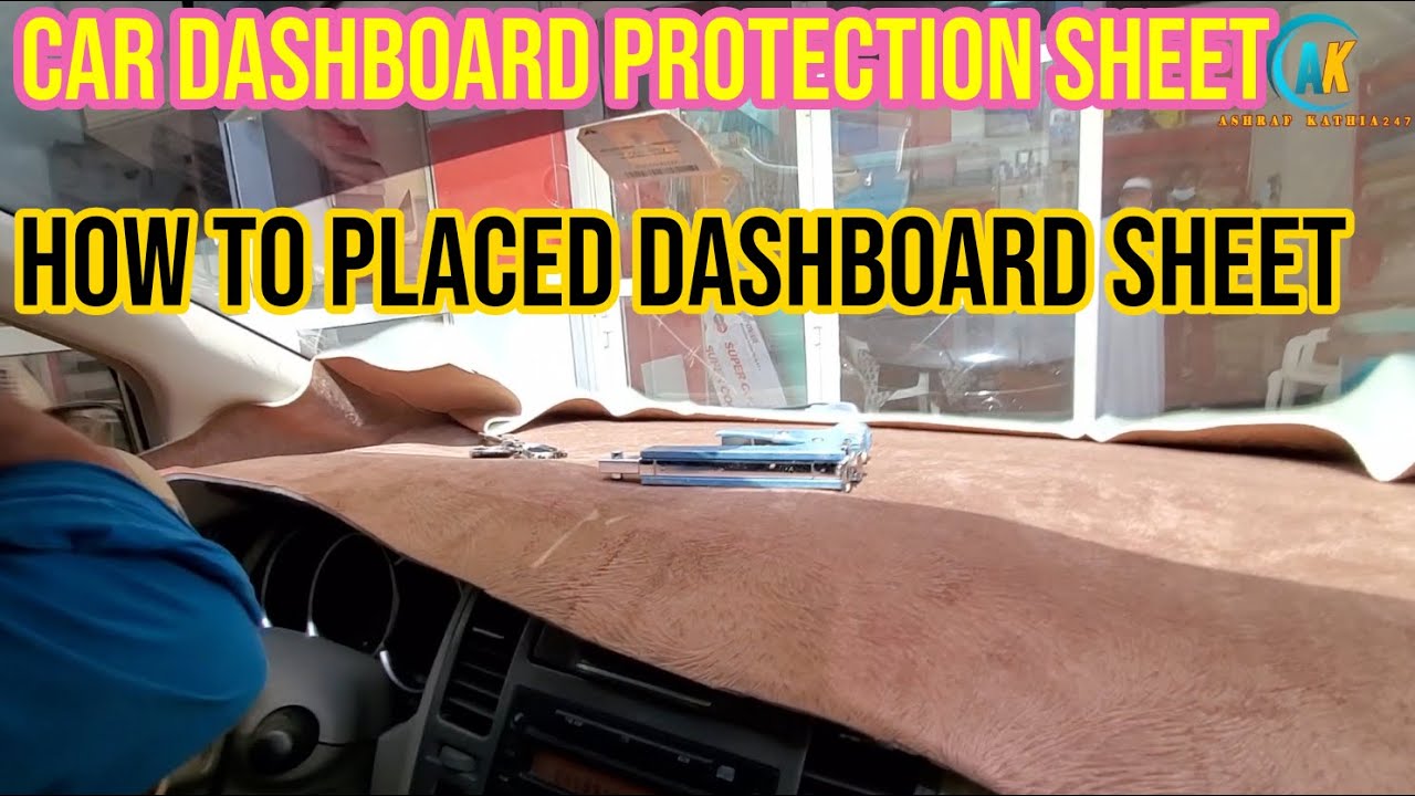 Car Dashboard Protection Sheet | How to fix dashboard sheet | heat ...