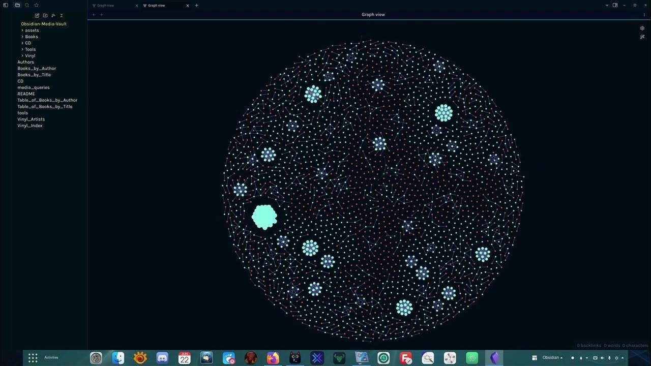 Obsidian Media Vault Graph View - YouTube