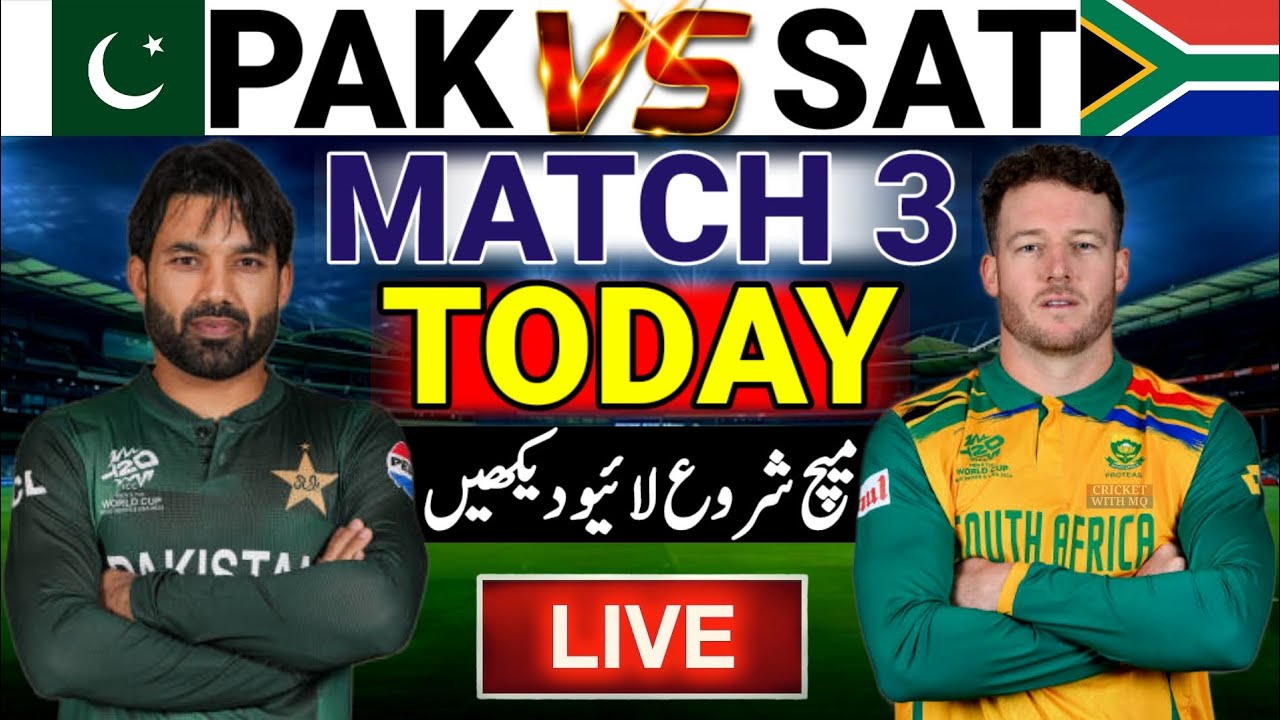 Pak Vs Sa 3rd T20 Match | Pakistan Vs South Africa 3rd T20 2024 | Pak ...