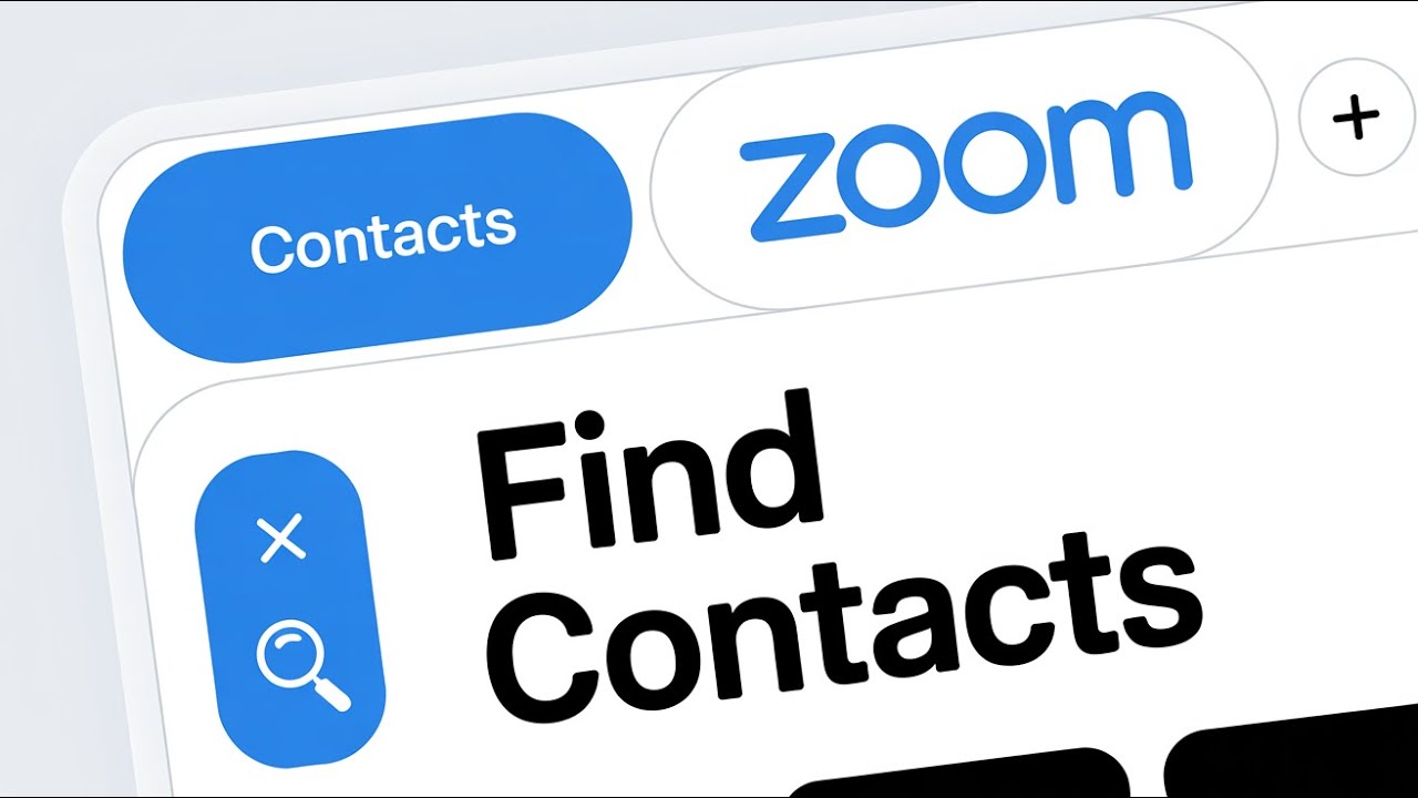 How to Find Contacts in Zoom (View, Search & Manage Zoom Contacts ...