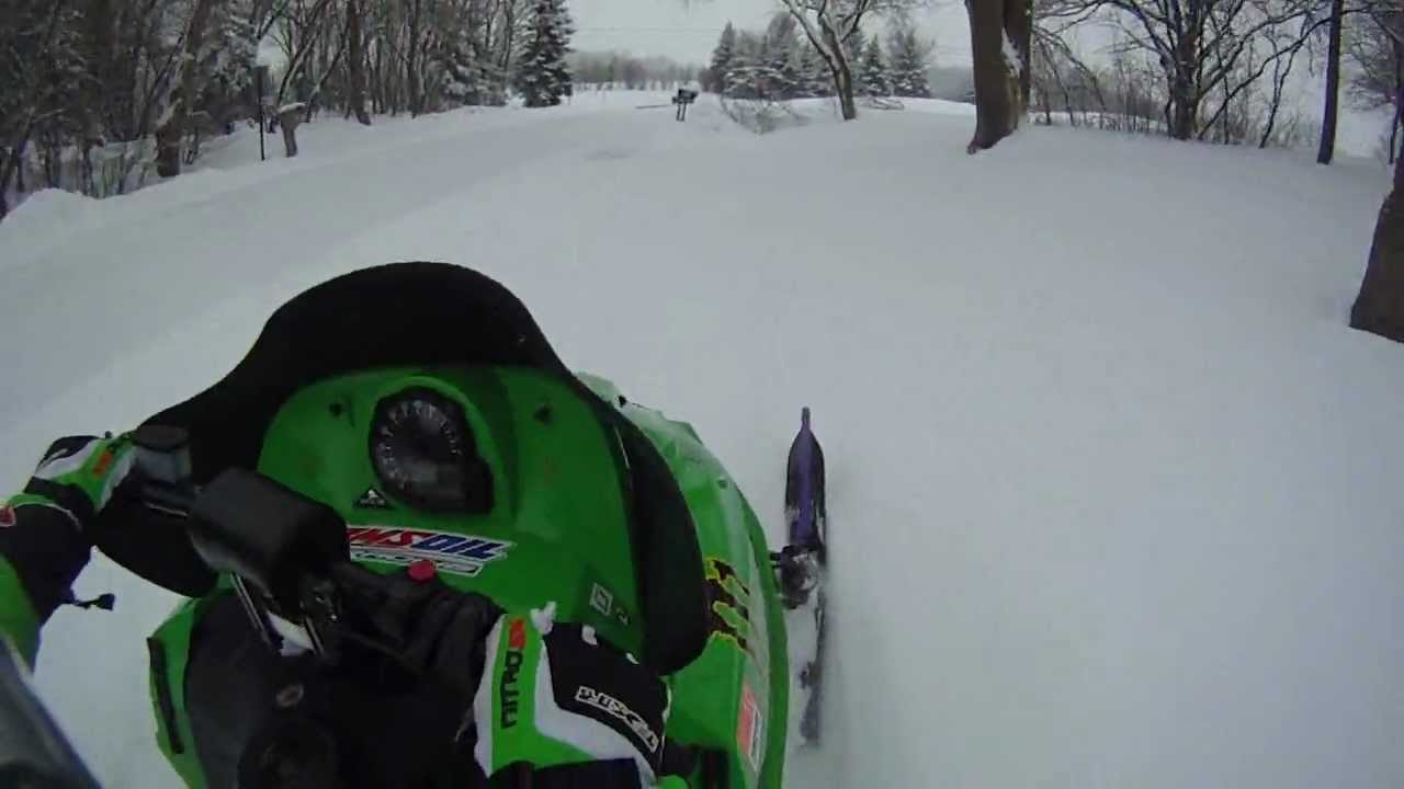 Go Pro Hd Mount Test for Snowmobile - YouTube