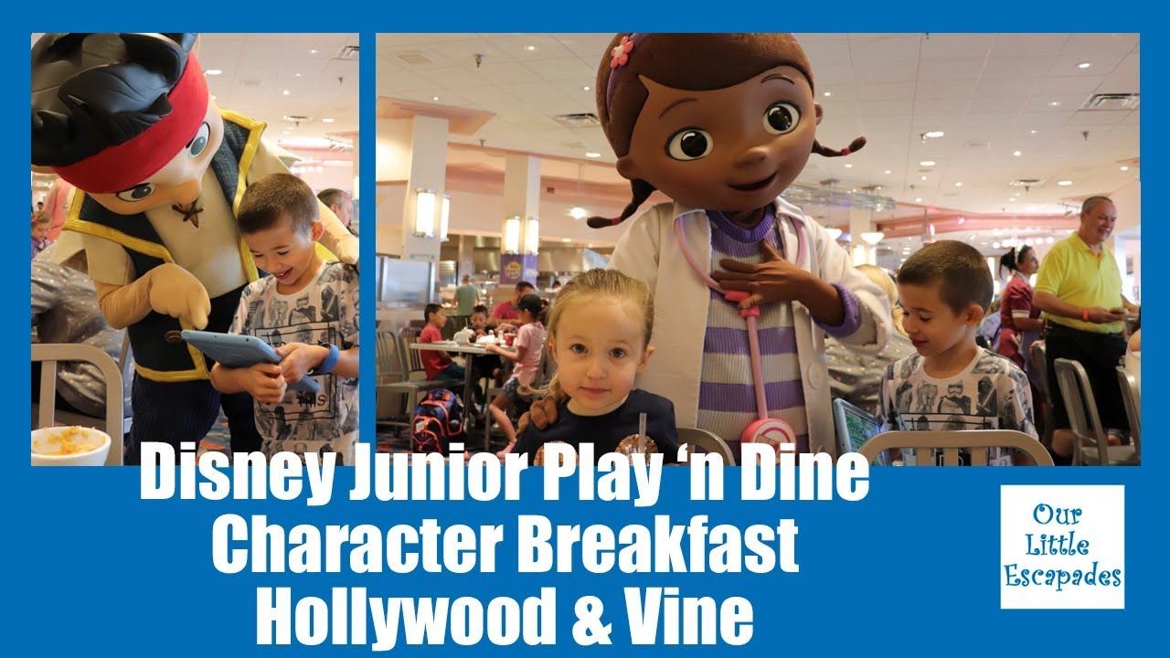 Disney Junior Character Breakfast Hollywood & Vine Disney's Hollywood ...