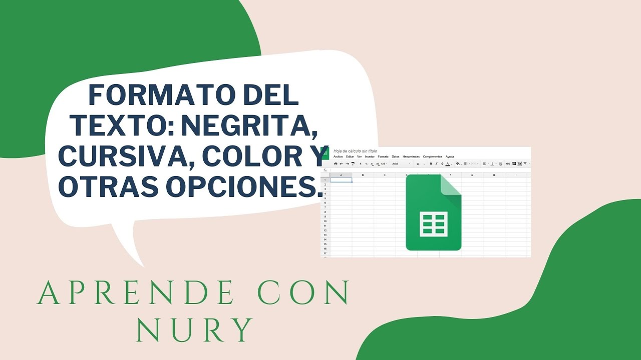 Formato del texto: Negrita, cursiva, color y otras opciones. - YouTube