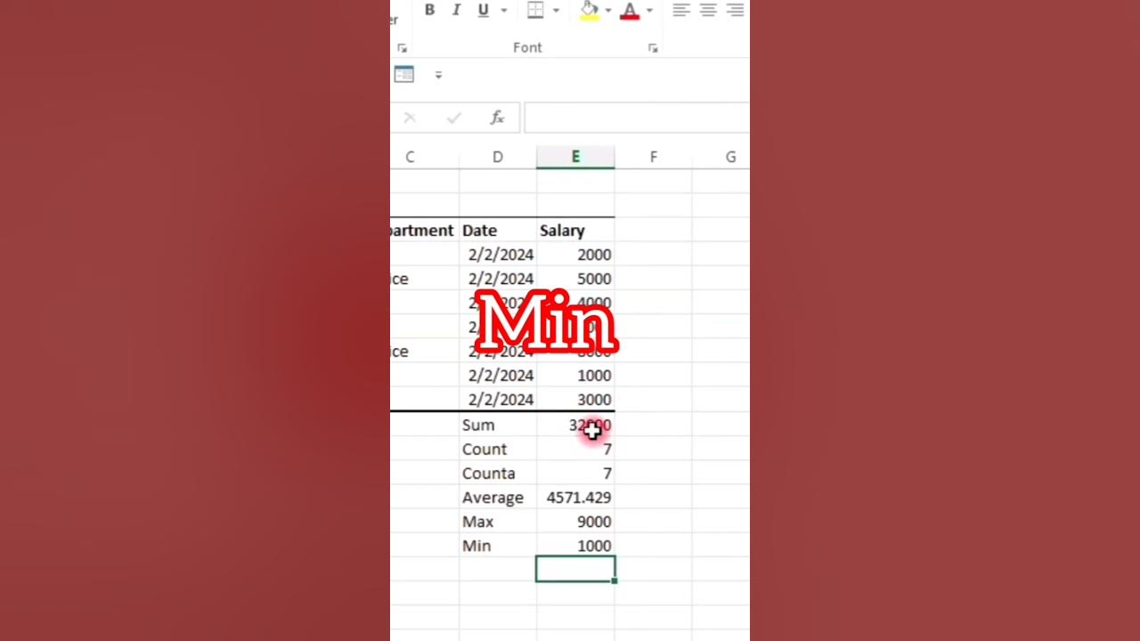 max and min excel function #tutorial #max #minecraft #learning #easy #edit #office #education # ...