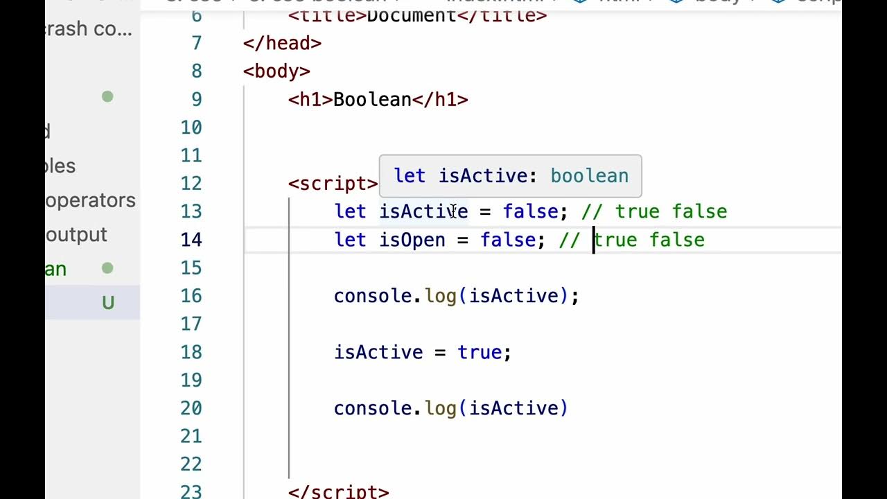 es6 Boolean explained - YouTube