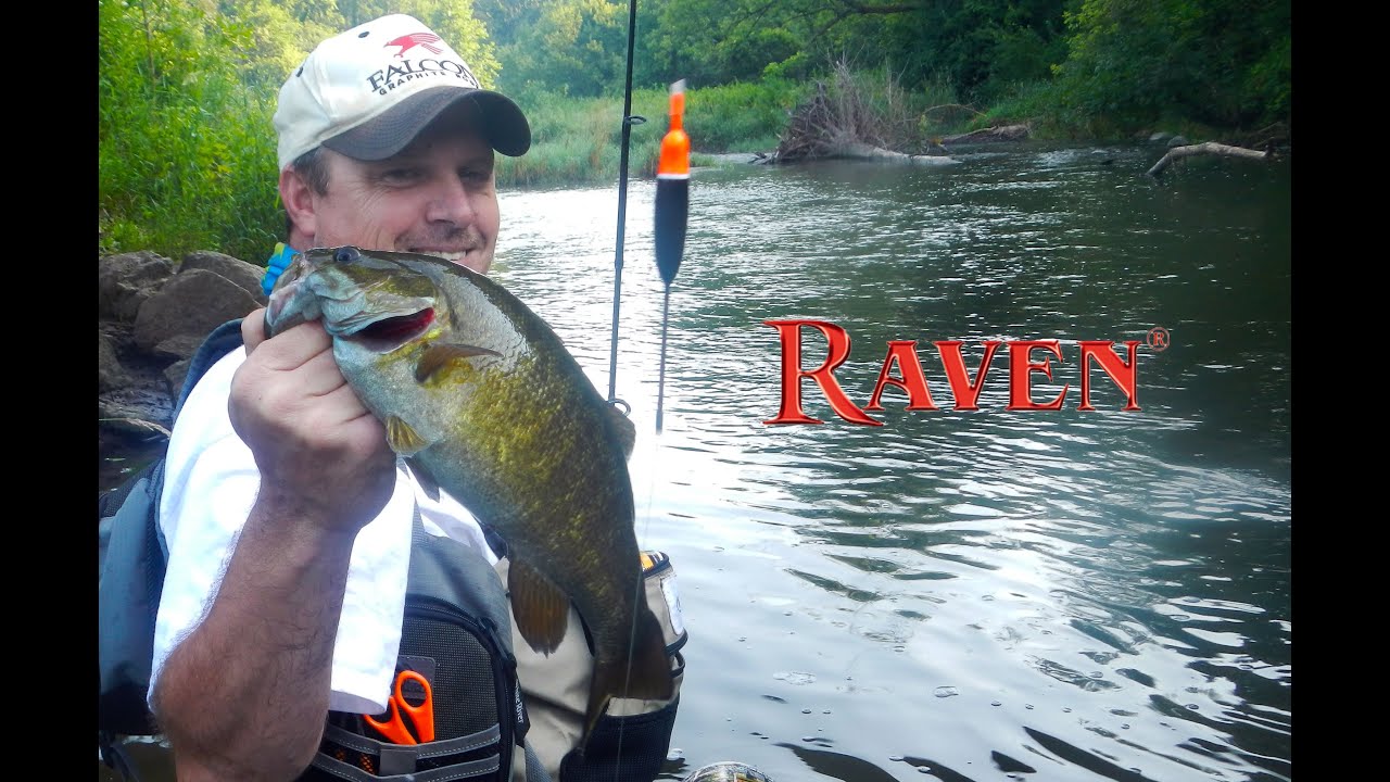 Drift Fishing Small-mouth and Catfish using Raven Tackle with DuPage ...