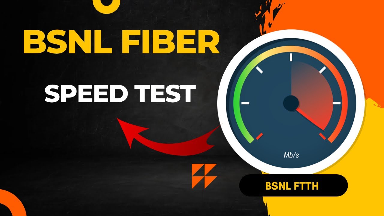 Bsnl Fiber Speed Test || Bsnl Fiber free router - YouTube