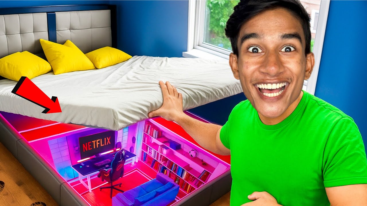 SECRET ROOM CHALLENGE ( PART 2 ) 😱 - YouTube