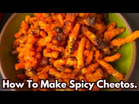 Homemade Flamin Hot Cheetos.