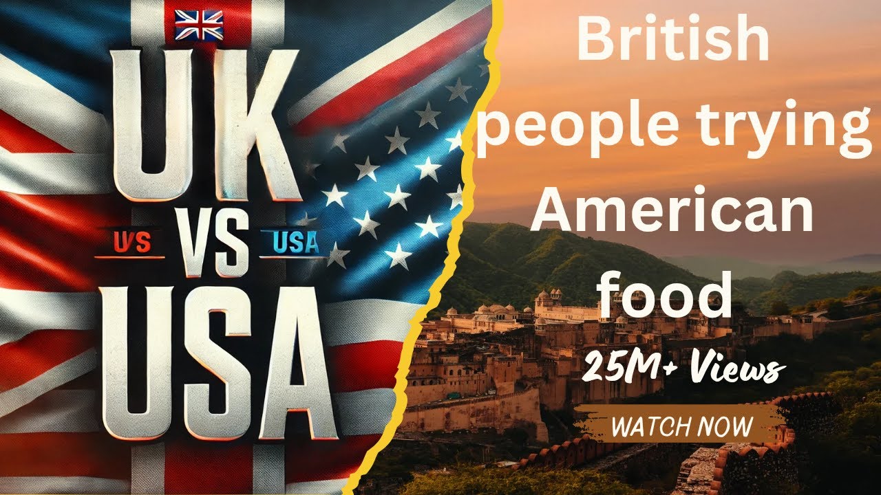 American Food Taste Test: British Reactions & Comparisons - YouTube