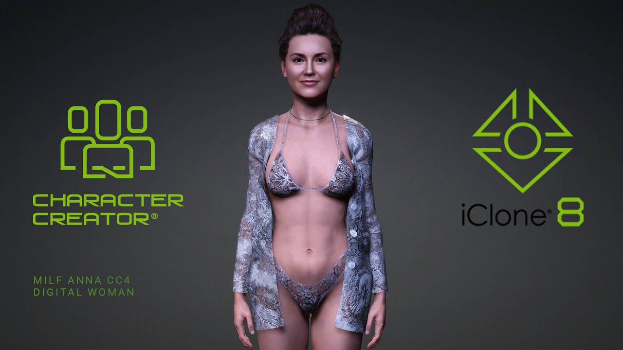 MILF ANNA CC4 digital woman by brittanyfactory.com - YouTube