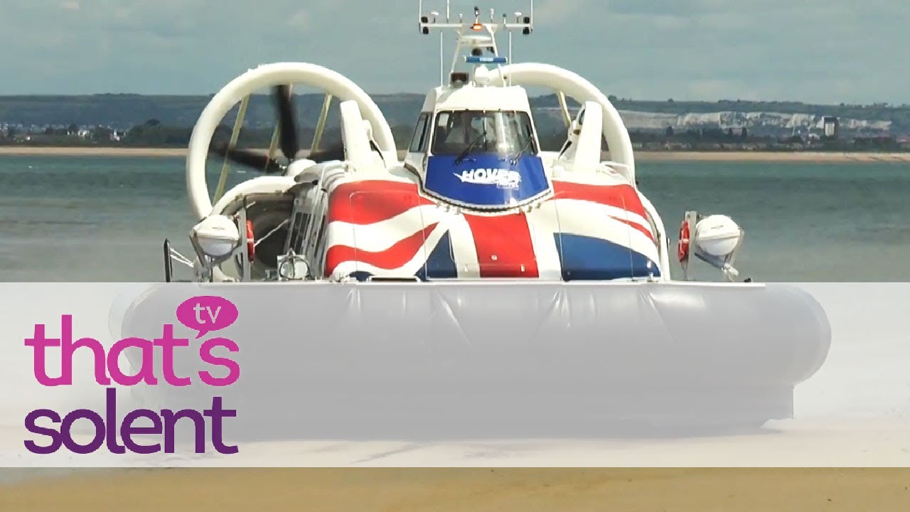 New passenger hovercraft on the Solent - YouTube