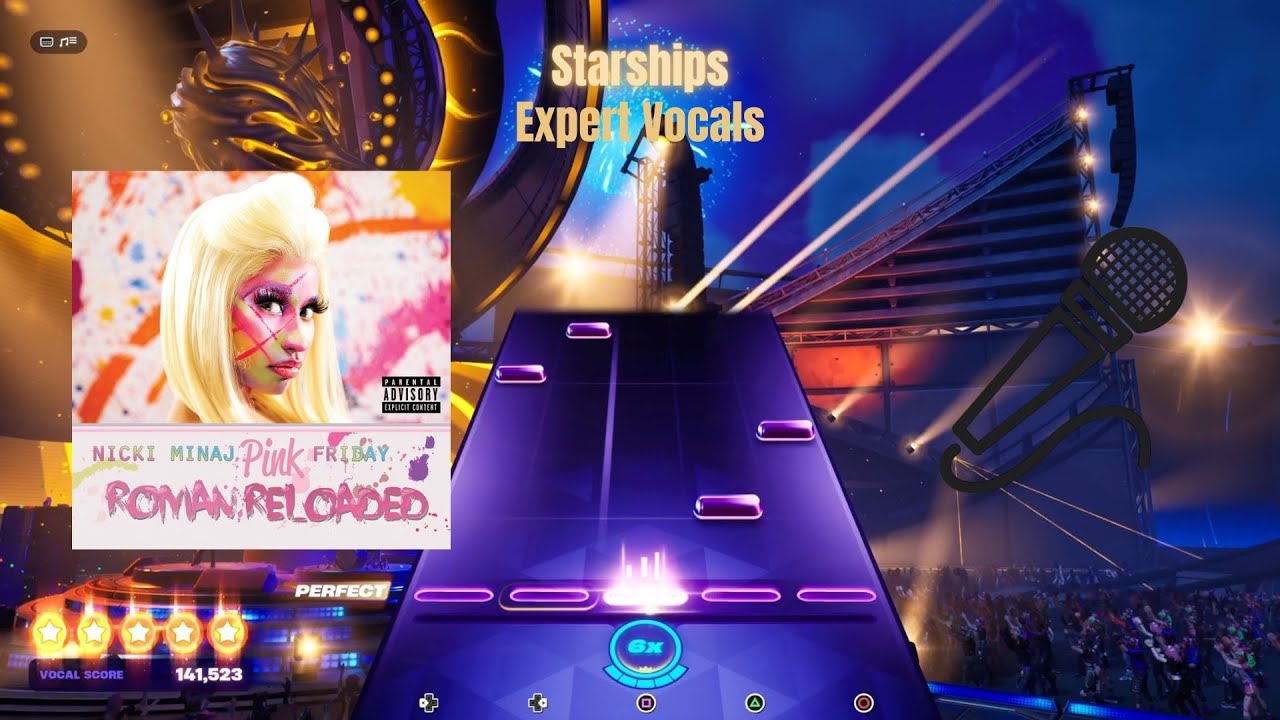 Nicki Minaj - Starships | Fortnite Festival (Expert Vocals 100%) [4K ...