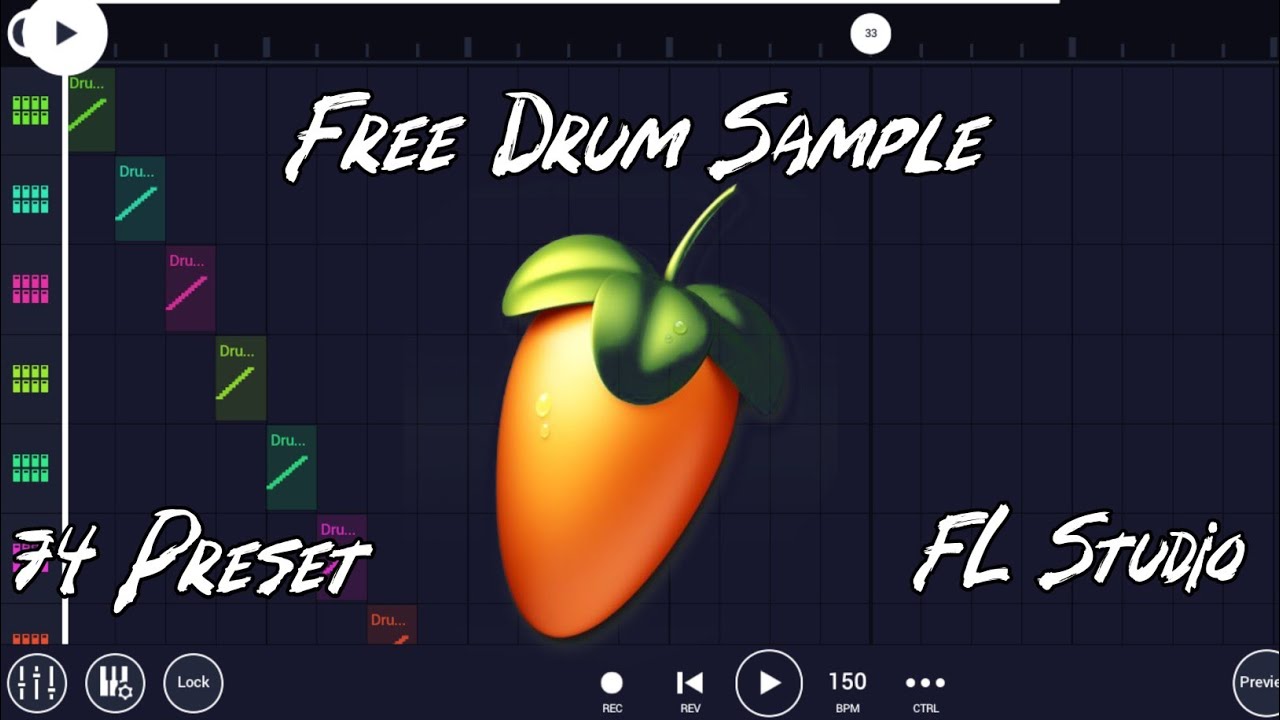 Free Drum Sample | FL Studio Mobile - YouTube