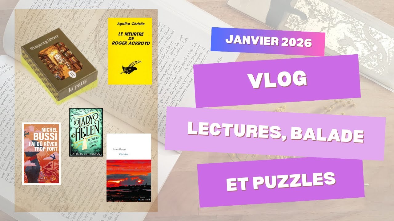Vlog: lectures, balade et puzzle - YouTube