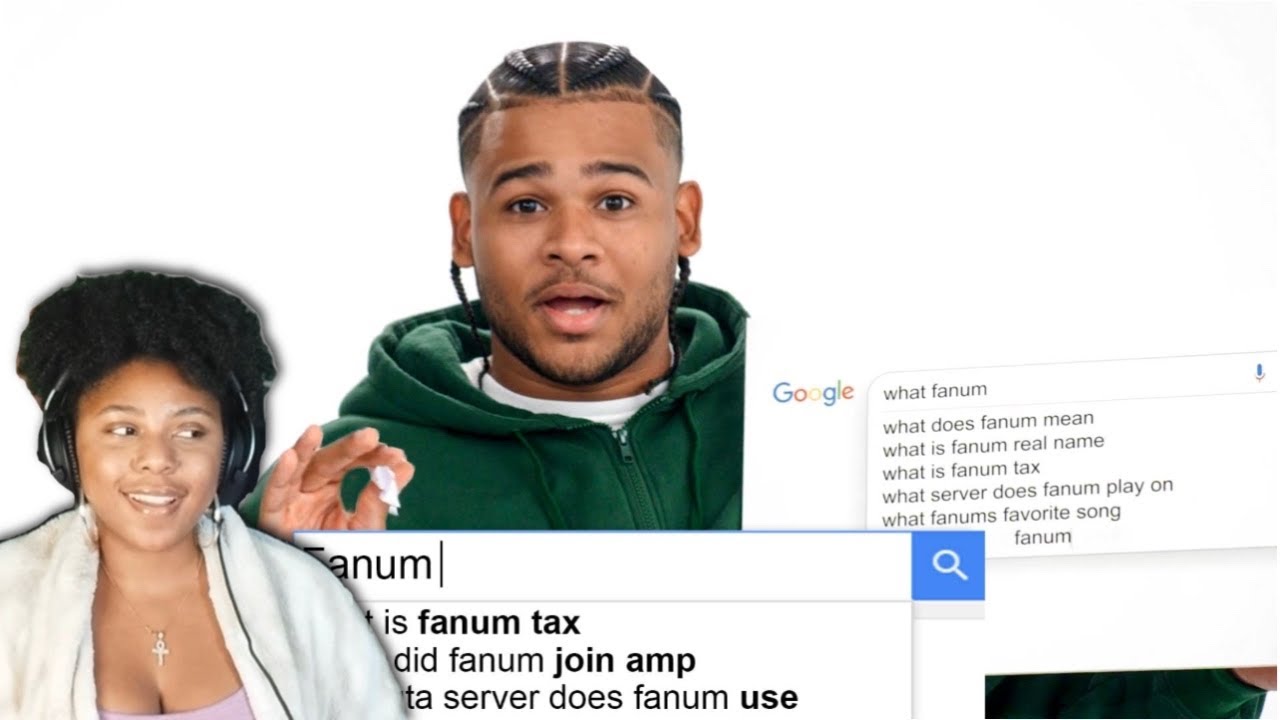 Fanum Answers The Web's Most Searched Questions “ | REACTION - YouTube