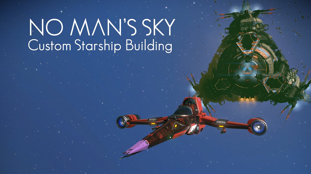NO MANS'S SKY | Building A Custom Ship #nms #nomanssky - YouTube