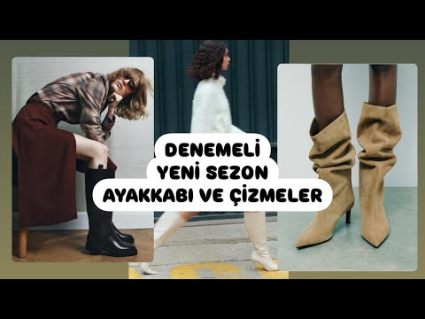 DENEMELİ YENİ SEZON AYAKKABI VE ÇİZME MODELLERİ-VLOG