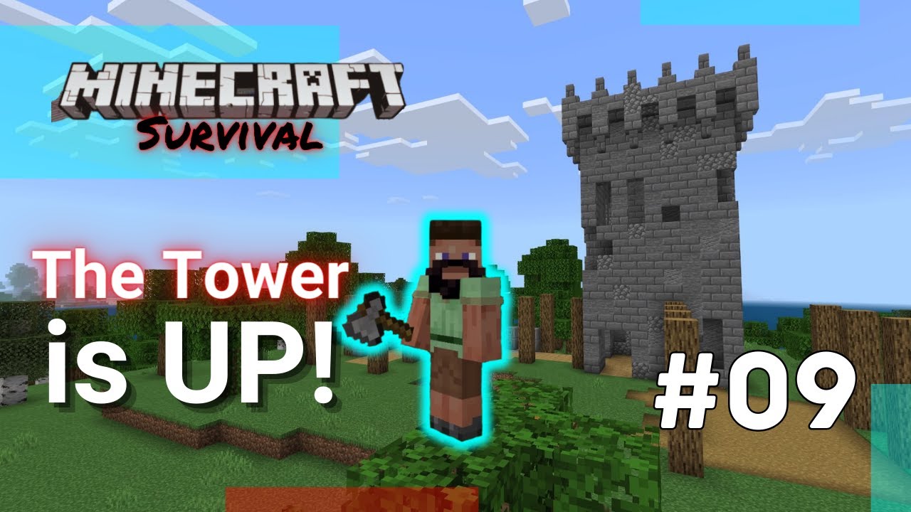 THE TOWER IS UP! | Pig Island - Ep. 09 | Minecraft Survival | PS4 ...
