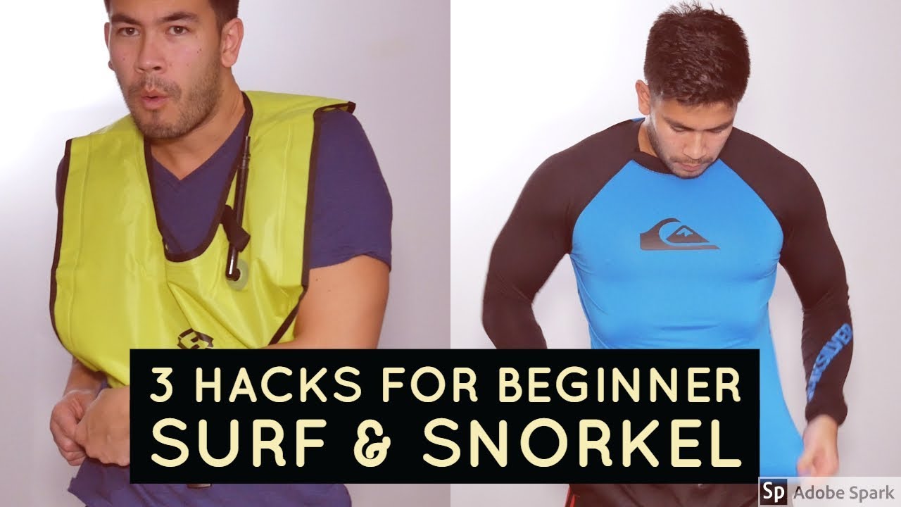 3 Lifehacks For Your Next Beach Vacation - Surf & Snorkel - YouTube