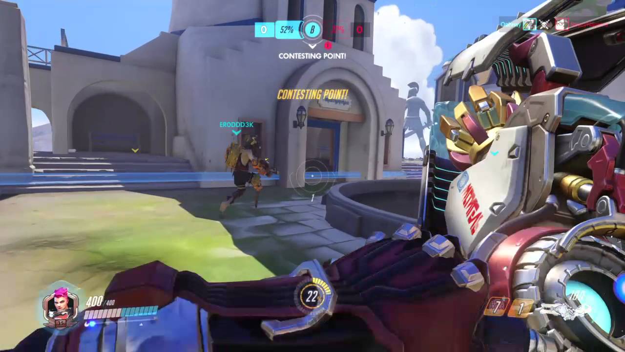 DEATH BEAM ZARYA! Overwatch: Origins Edtion - YouTube