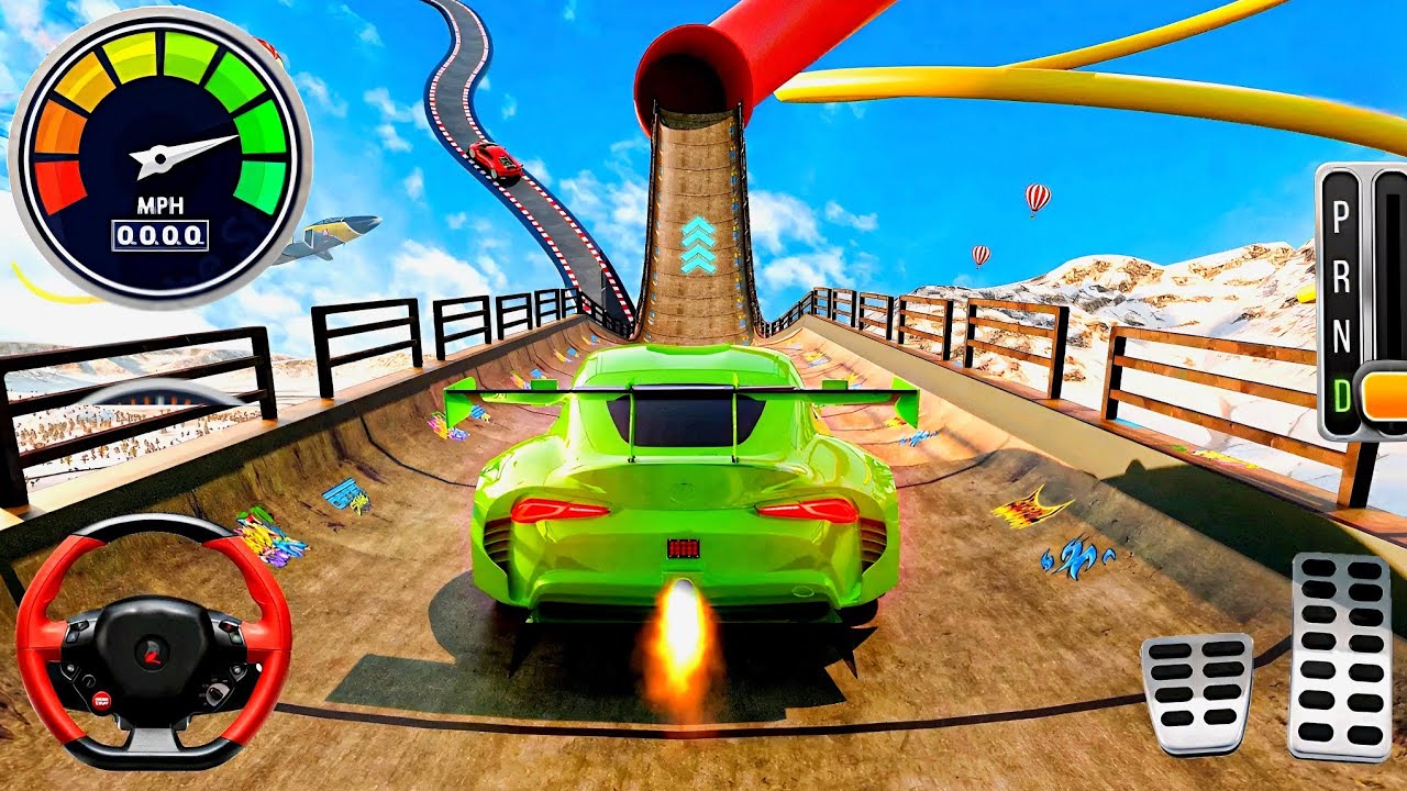 GT Ramp Car Stunts Driving Simulator - Impossible Stunt Car Racer 3D ...
