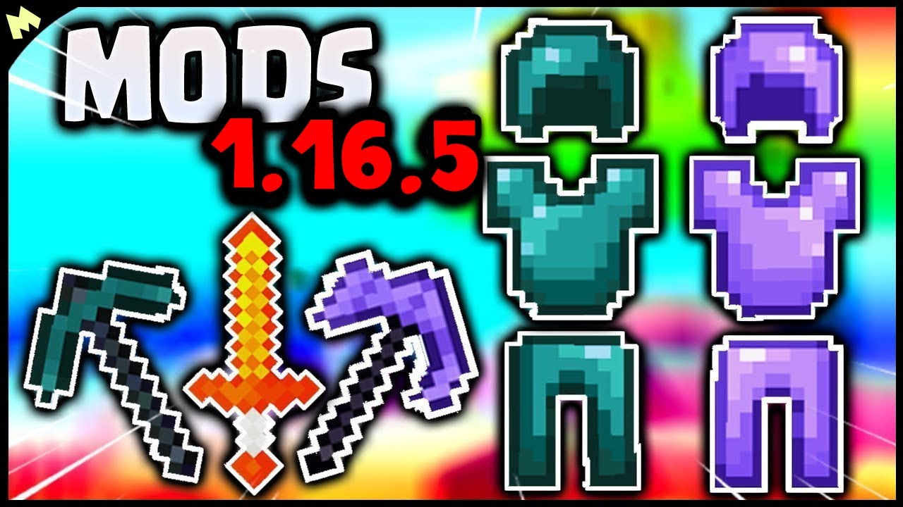 MAS ARMADURAS Y HERRAMIENTAS MOD⛏️ Minecraft 1.16.5 +ESPADA CON 1.000. ...