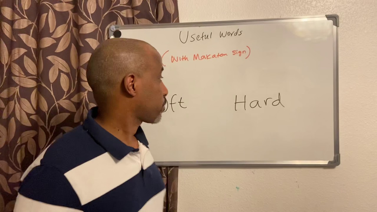 Useful words with Makaton Sign (Soft and Hard) - YouTube