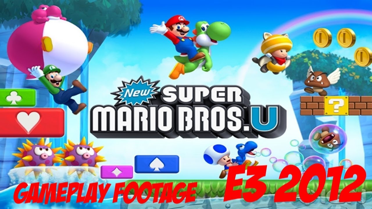 New Super Mario Bros. U (Wii U) - E3 2012 Gameplay Footage - YouTube