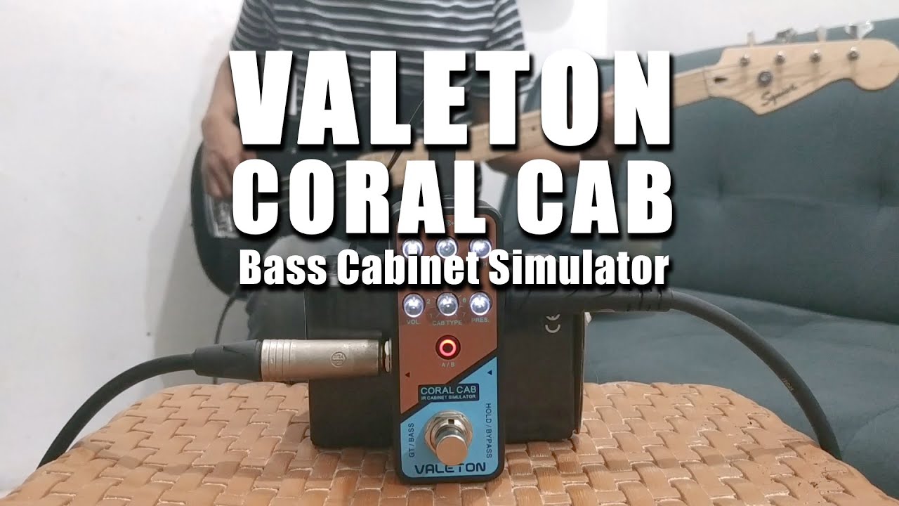 Valeton Coral Cab Bass Cabinet Simulator - YouTube