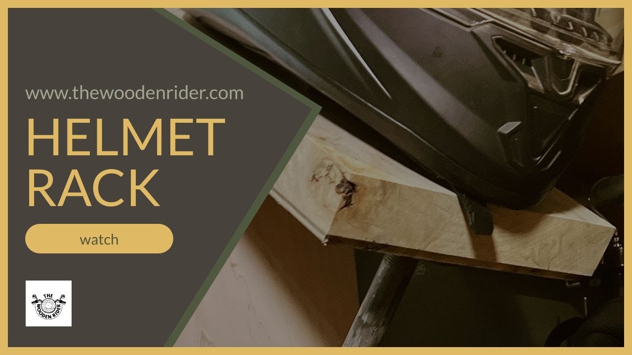 DIY Motorcycle Helmet Wall Mount (Under $20) - YouTube