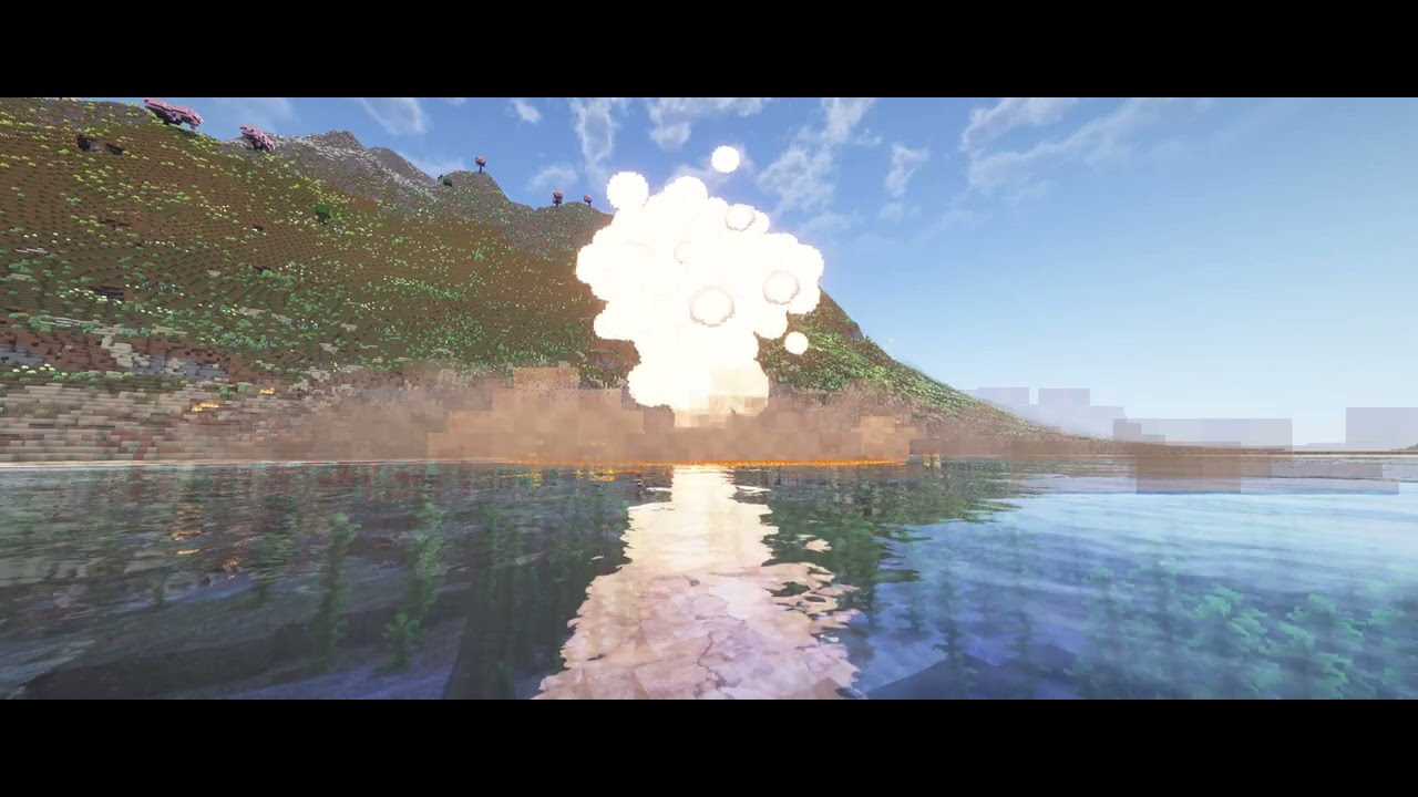 100% peaceful village with shaders - YouTube
