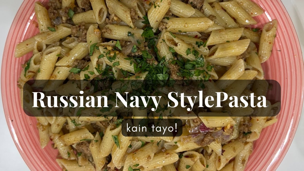 The 1st Try: RUSSIAN NAVY STYLE PASTA | pinoy eats - YouTube