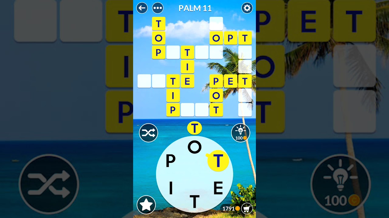 Wordscapes Palm 11 | Wordscapes Answers - YouTube