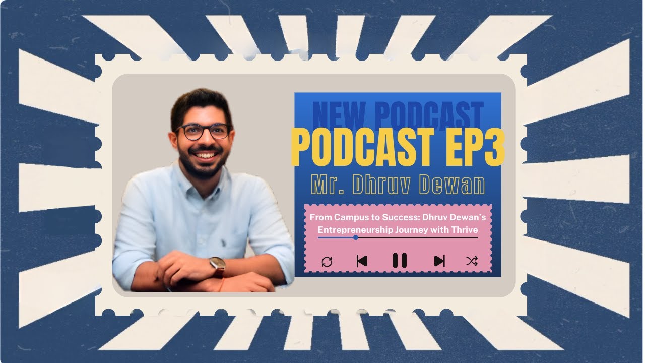DJSCE E-cell | S1 EP3 | From Campus to Success: Dhruv Dewan’s Entrepreneurship Journey with ...