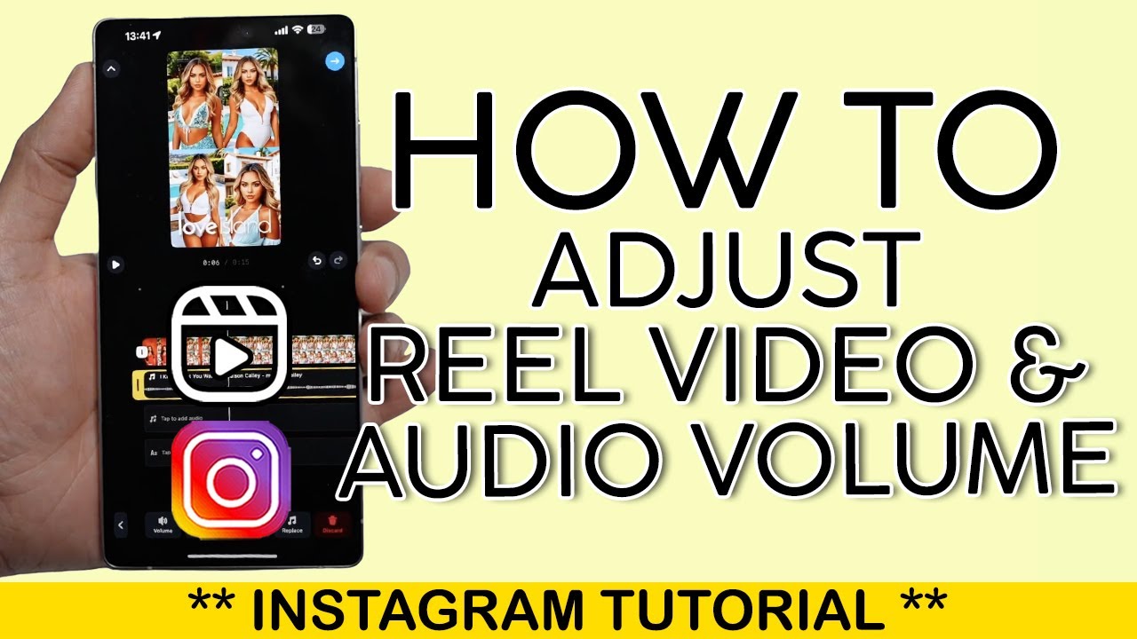 How to Adjust Volume of Audio and Video Clip on Reels Timeline on ...