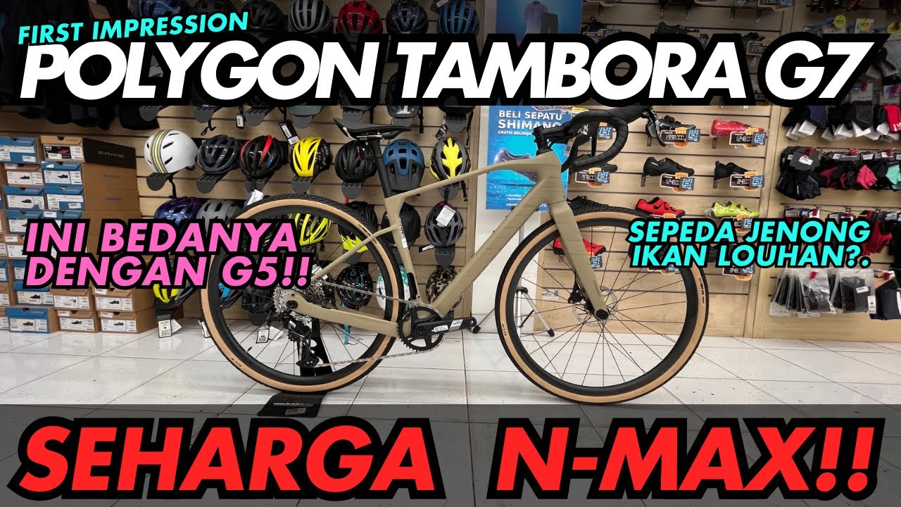 POLYGON TAMBORA G7 | FIRST IMPRESSION SEPEDA SEHARGA Yamaha N-Max - YouTube