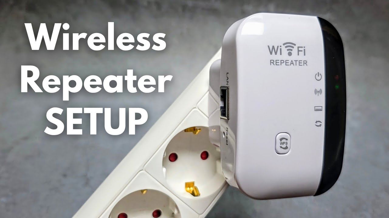 Wireless N WiFi Repeater - How to SETUP WiFi Range Extender - YouTube
