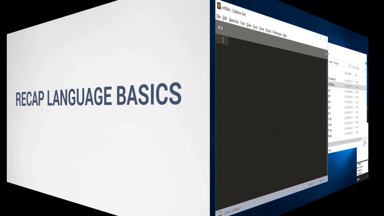 37. Example: Recap Language Basics - YouTube