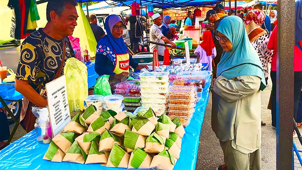 Malaysia Morning Market Street Food Tour | Pasar Pagi Langkap, PERAK ...
