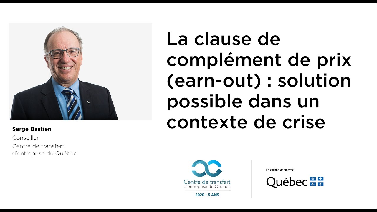 La clause de complément de prix (earn-out) : solution possible dans un ...