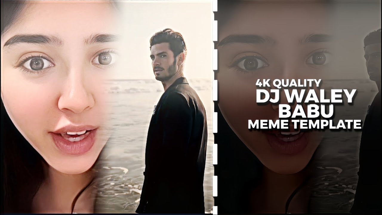 Dj Waley Babu (4K) MEME TEMPLATE | #andrewgarfield - YouTube