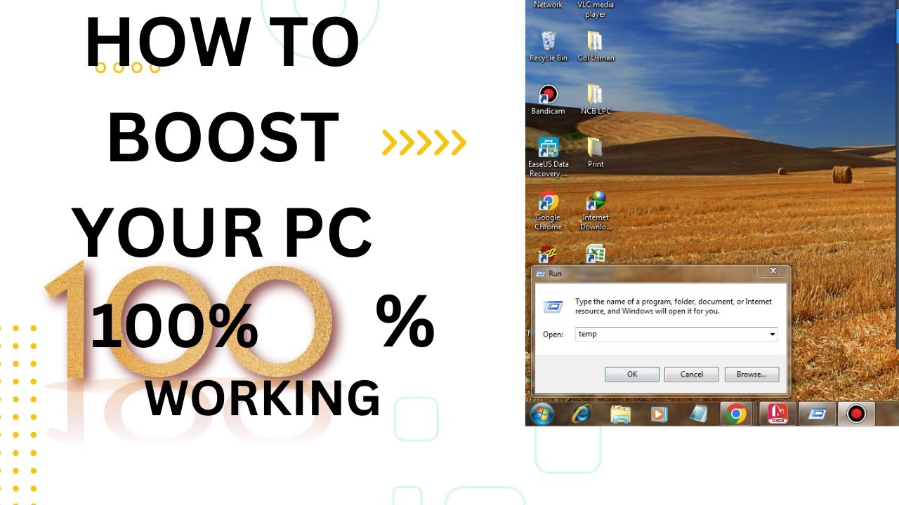 How To Boost Your PC. TO MUCH EASY AND 100% working tricks BUT WATCH ...