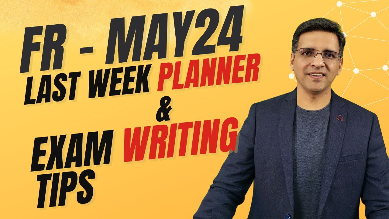 FR - Last Week Planner & Super WRITING Tips for May 24 - YouTube