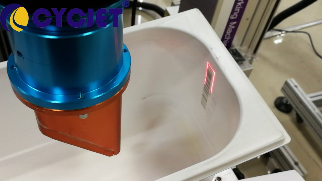 Ruler Laser Engraving Machine/CYCJET Basin Laser Marking System/Laser ...