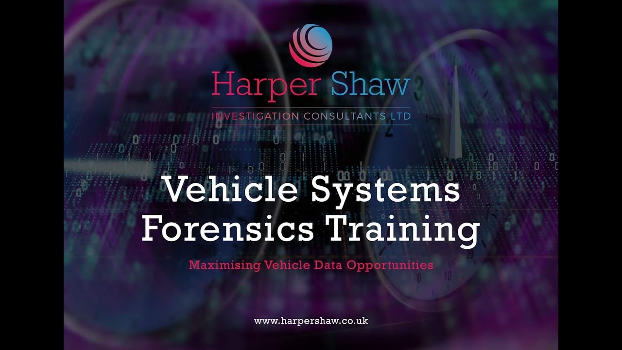Vehicle Systems Forensics Training Programme - YouTube