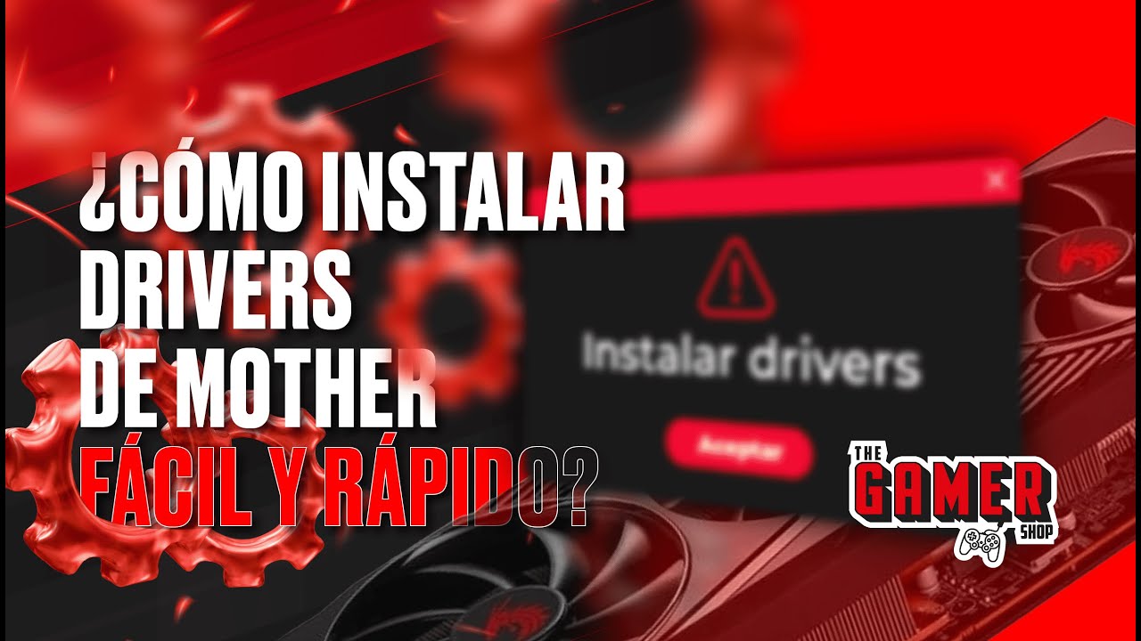 ¿Cómo instalar drivers de mother fácil y rápido? - YouTube