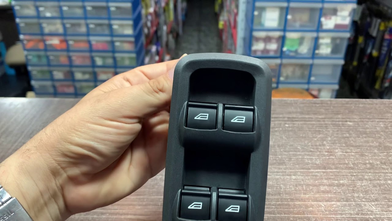 Comando Elevavidrio Ford fiesta 2.011 en adelante - YouTube