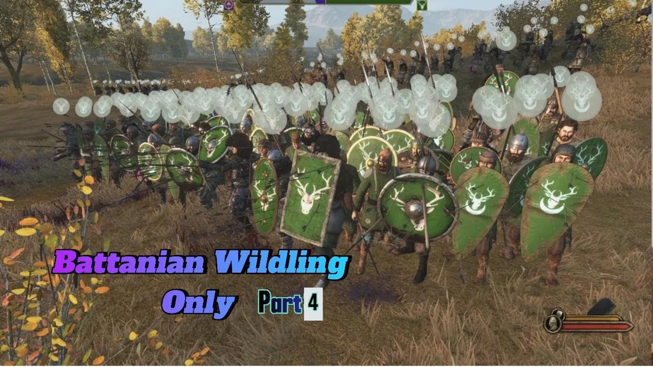 Mount and Blade Bannerlord Battanian Wildling Only Part 4 - YouTube